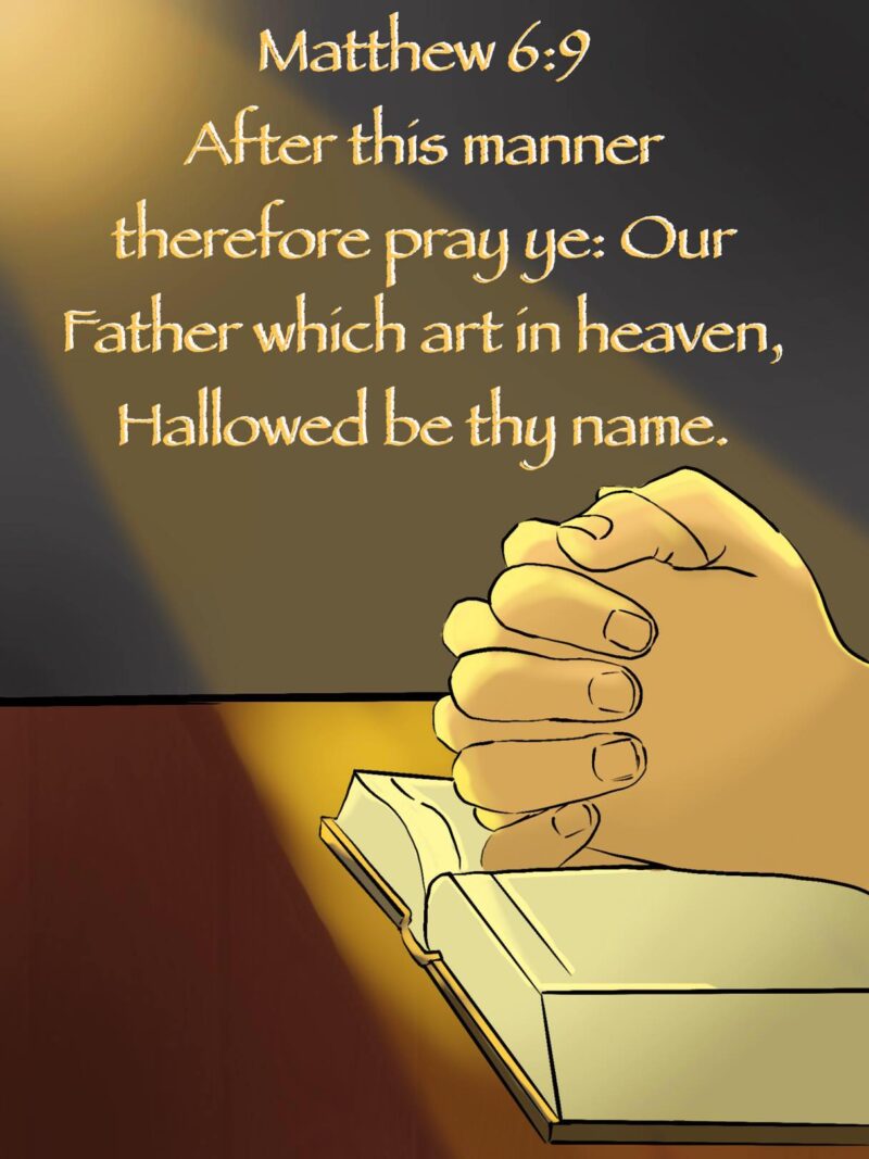 Sing the Word: God Our Provider Printable Poster: Matthew 6:9 - Once ...