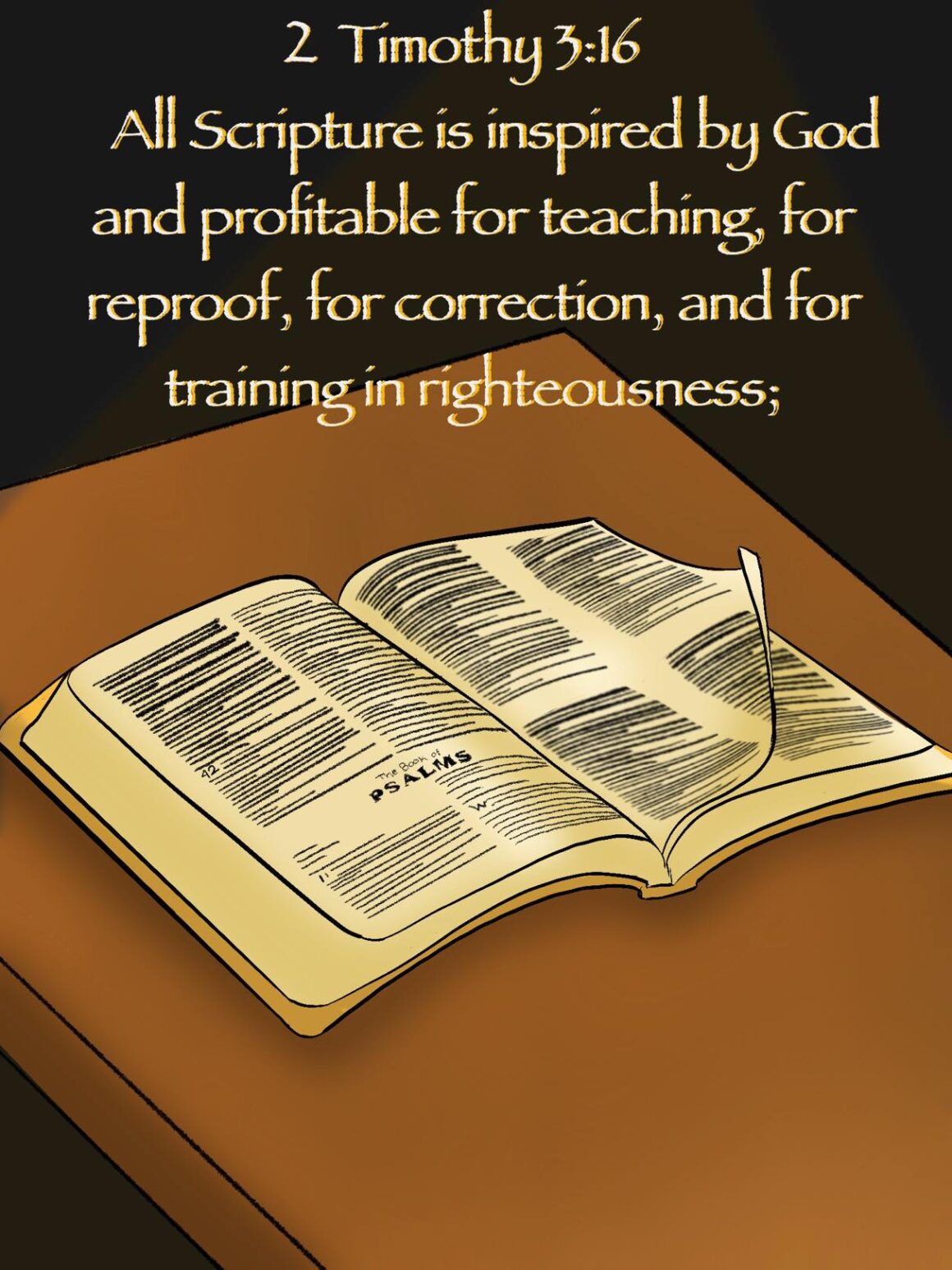 Sing the Word: God Our Provider Printable Poster: 2 Timothy 3:16 - Once ...