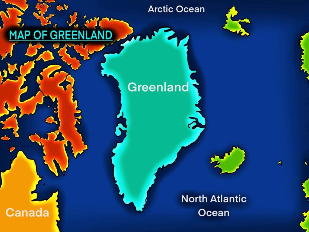 Greenland Map - Once Upon a Homeschooler