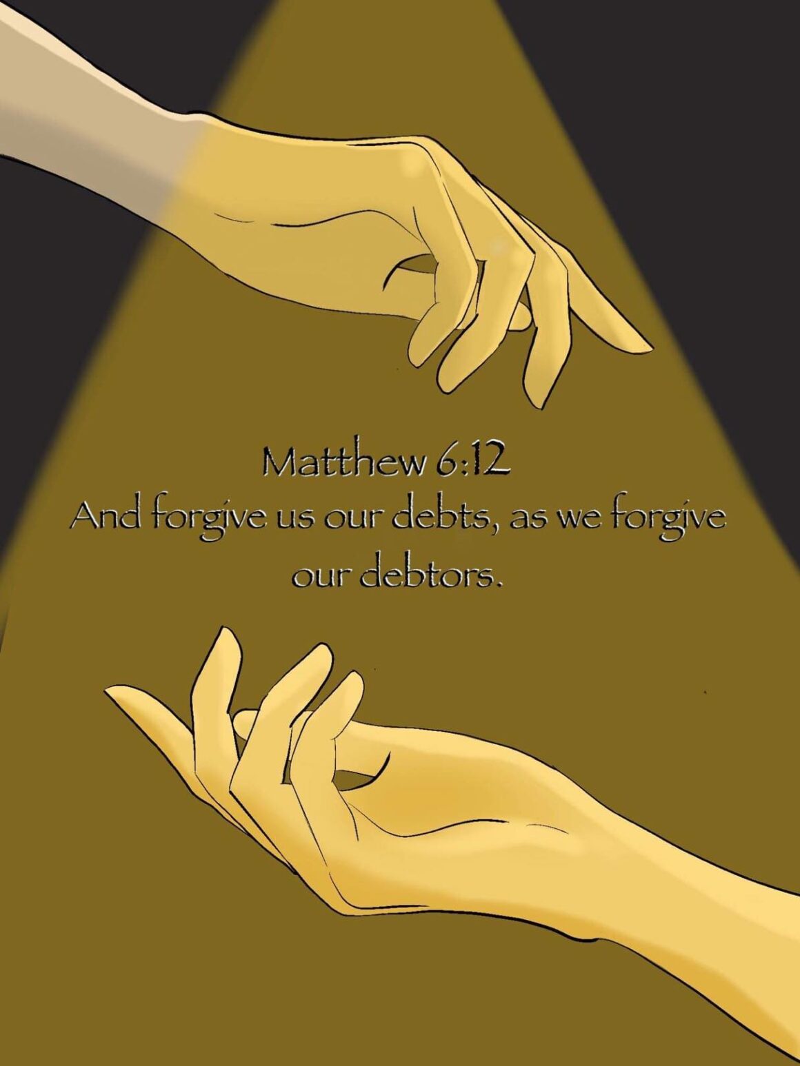 Sing the Word: God Our Provider Printable Poster: Matthew 6:12 - Once ...