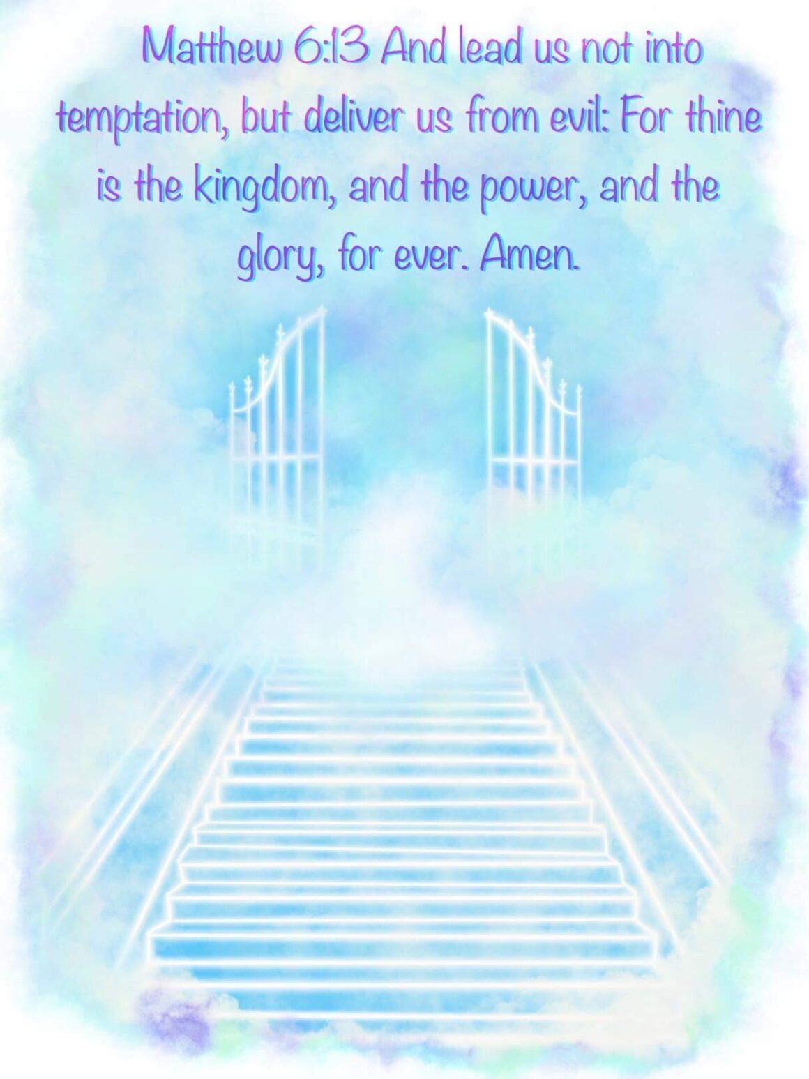 Sing the Word: God Our Provider Printable Poster: Matthew 6:13 - Once ...