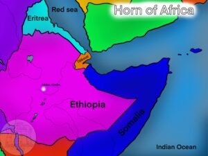 Horn of Africa Map - Once Upon a Homeschooler
