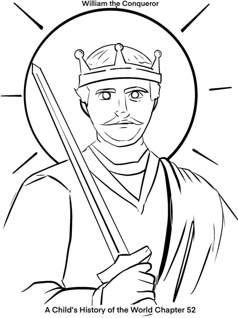 A Child’s History of the World Chapter 52 Coloring Page - Once Upon a ...