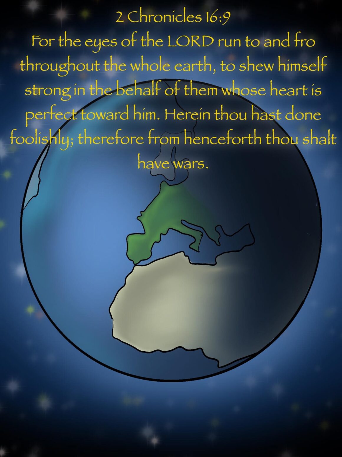 Sing the Word: God Our Provider Printable Poster: 2 Chronicles 16:9 ...