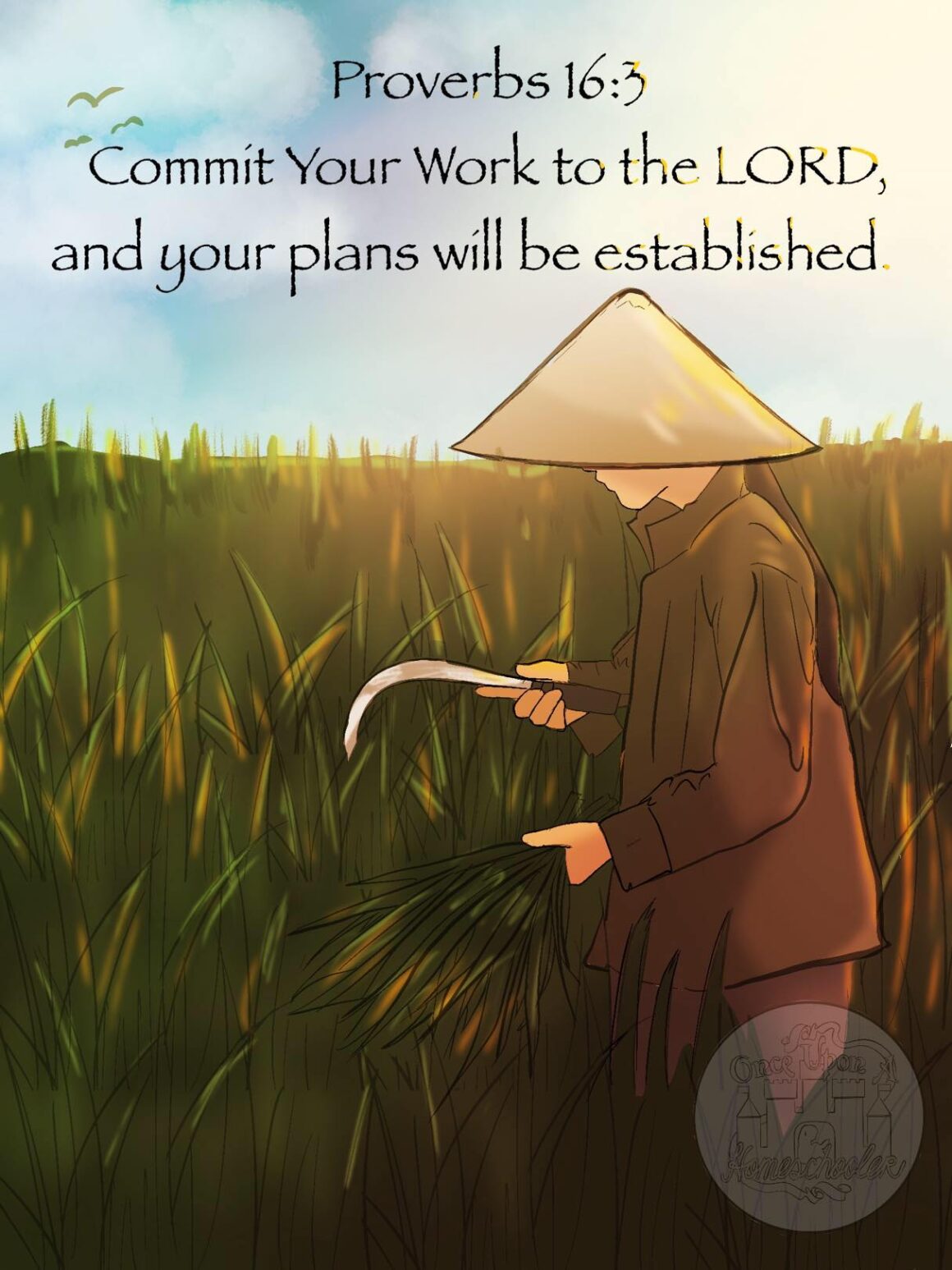 Sing the Word: God Our Provider Printable Poster: Proverbs 16:3 - Once ...