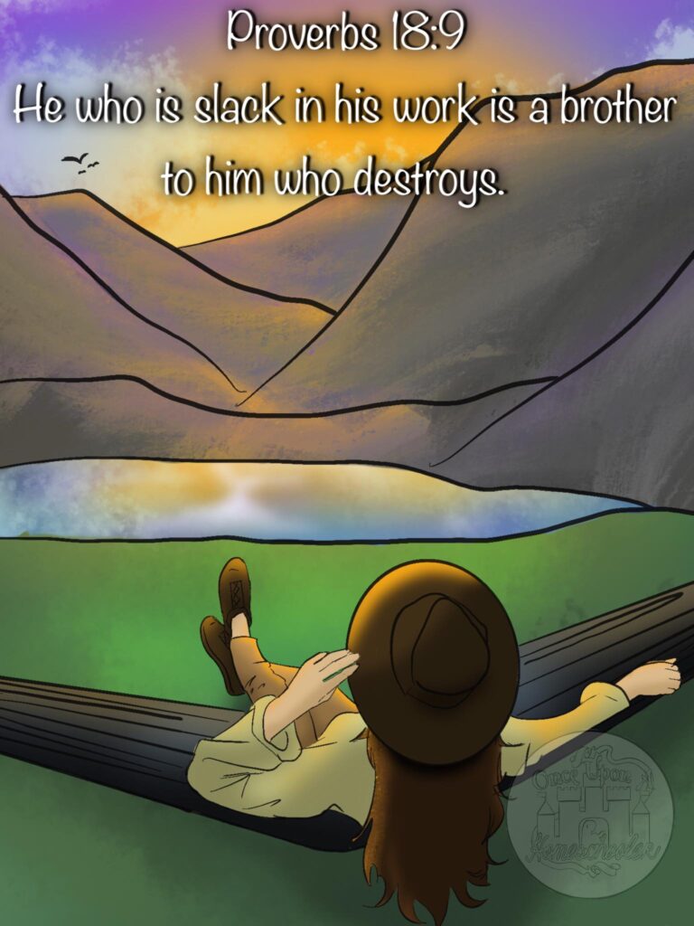 Sing the Word: God Our Provider Printable Poster: Proverbs 18:9 - Once ...