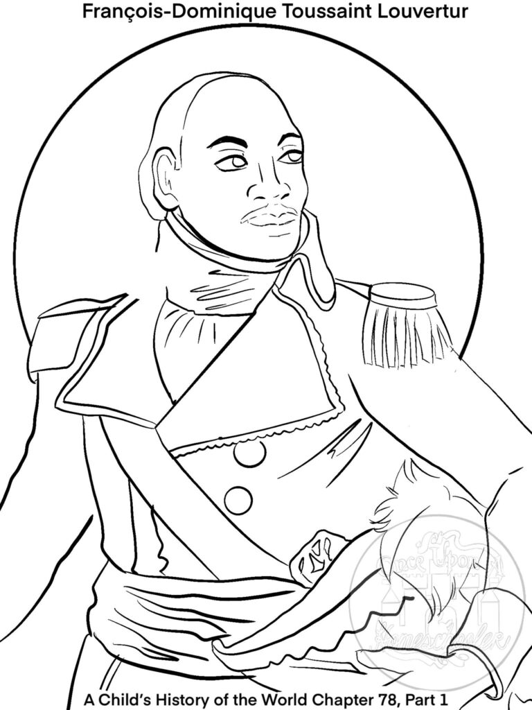 A Child’s History of the World Chapter 78 Coloring Page (Part 1) - Once ...