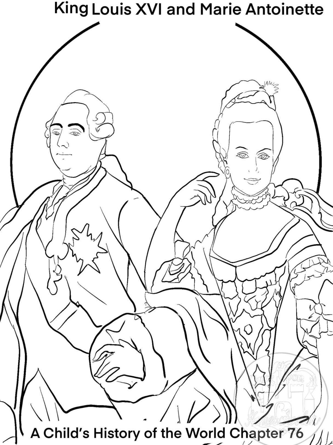 A Child’s History of the World Chapter 76 Coloring Page
