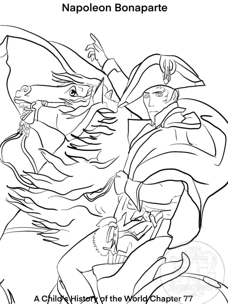 A Child’s History of the World Chapter 77 Coloring Page - Once Upon a ...
