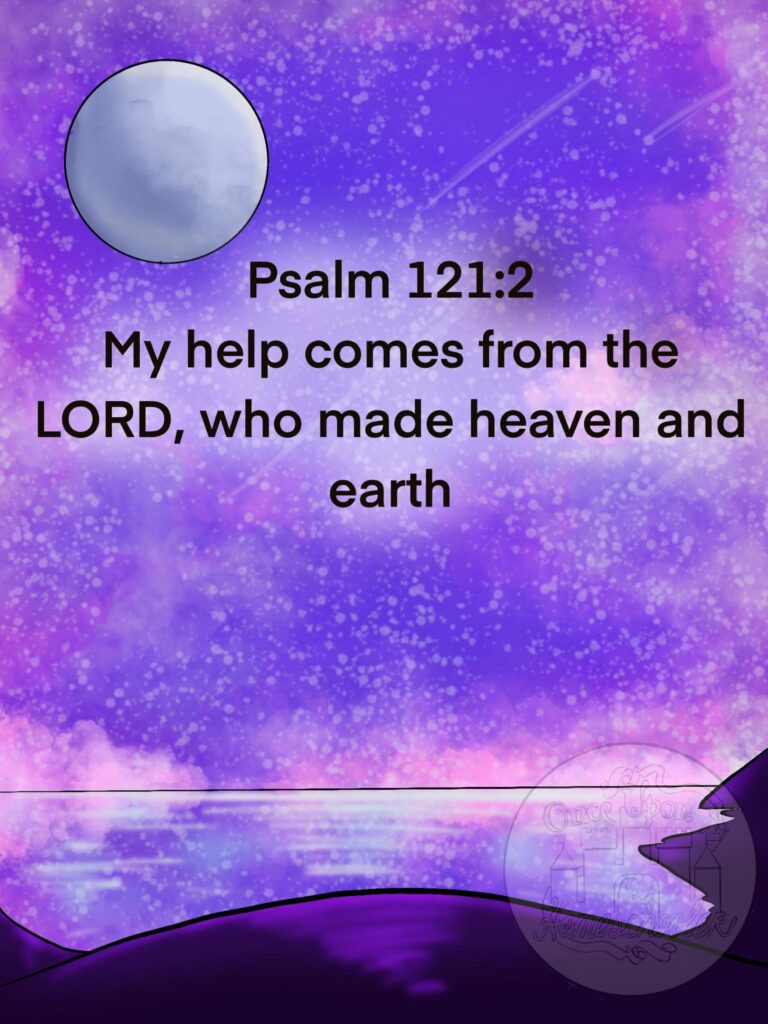 Sing the Word: God Our Provider Prinatble Poster: Psalm121:2