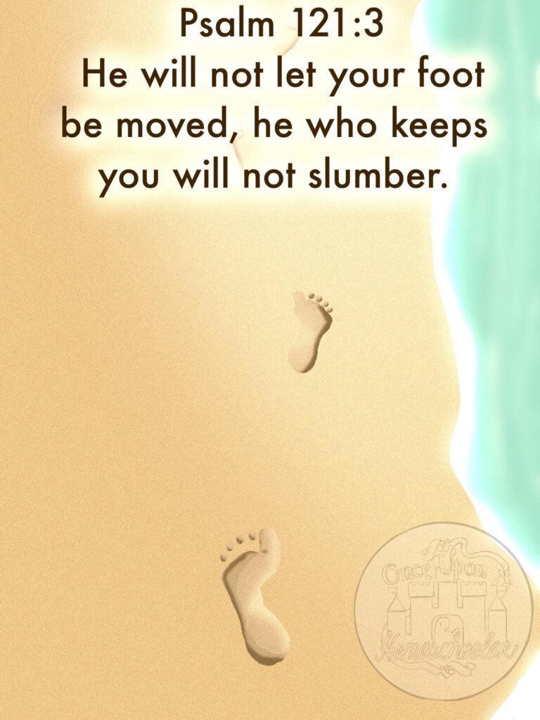 Sing the Word: God Our Provider Printable Poster: Psalm 121:3 - Once ...