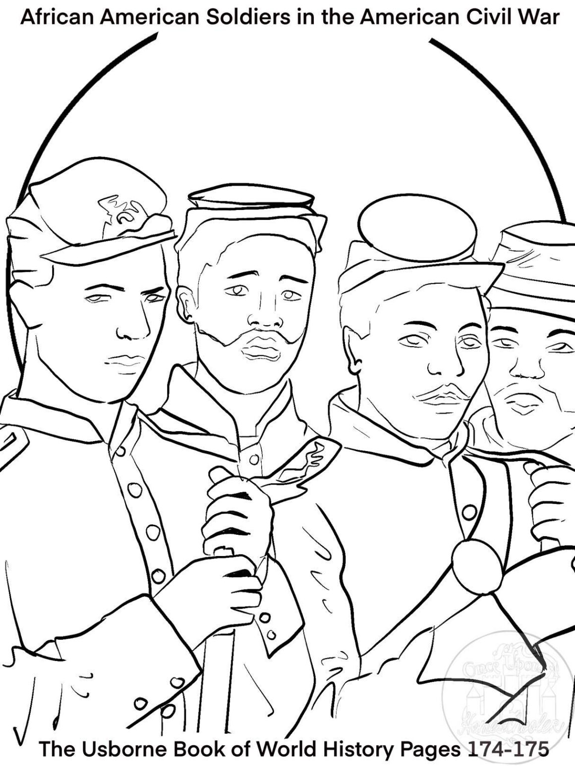 The Usborne History of the World Coloring Page Pages 174-175 - Once ...
