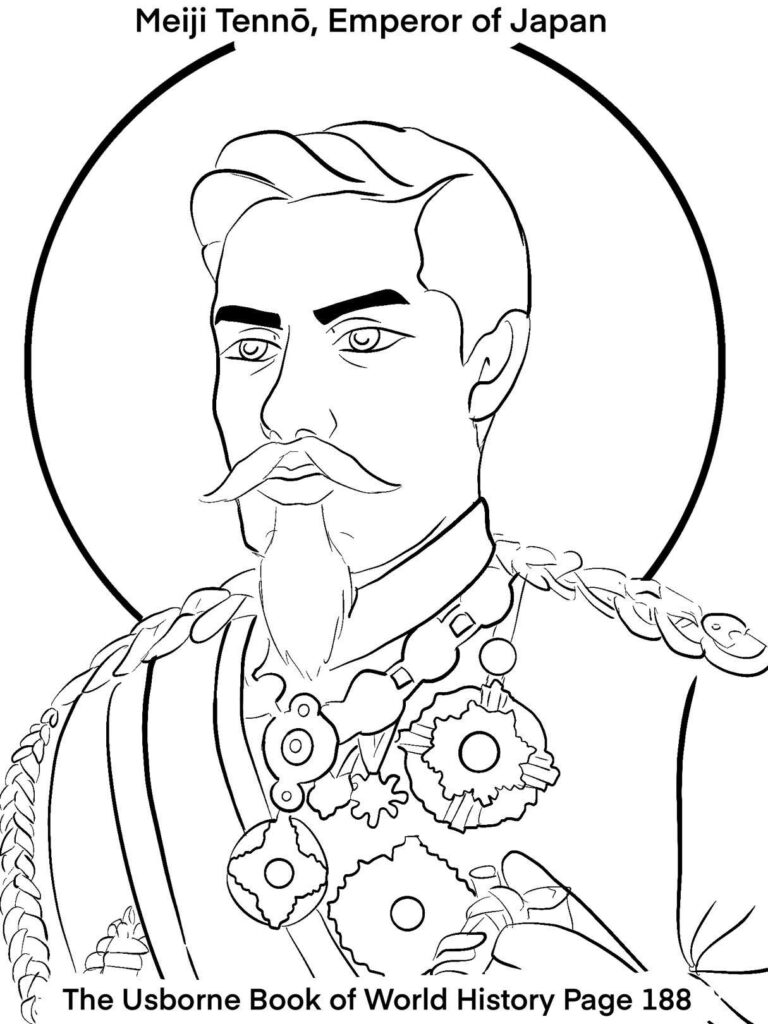 The Usborne Book of World History Page 188 Coloring Page - Once Upon a ...