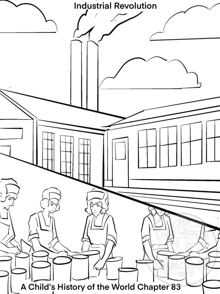 A Child’s History of the World Chapter 83 Coloring Page - Once Upon a ...