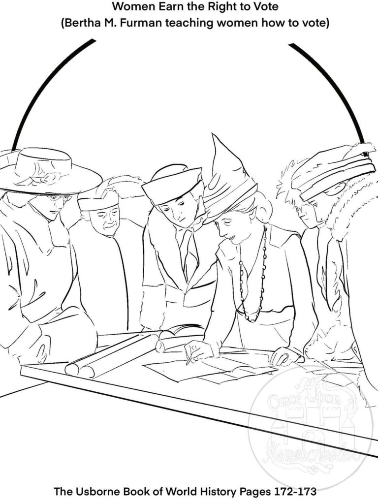 The Usborne Book of World History Pages 172-173 (Part 2 of 2) Coloring ...