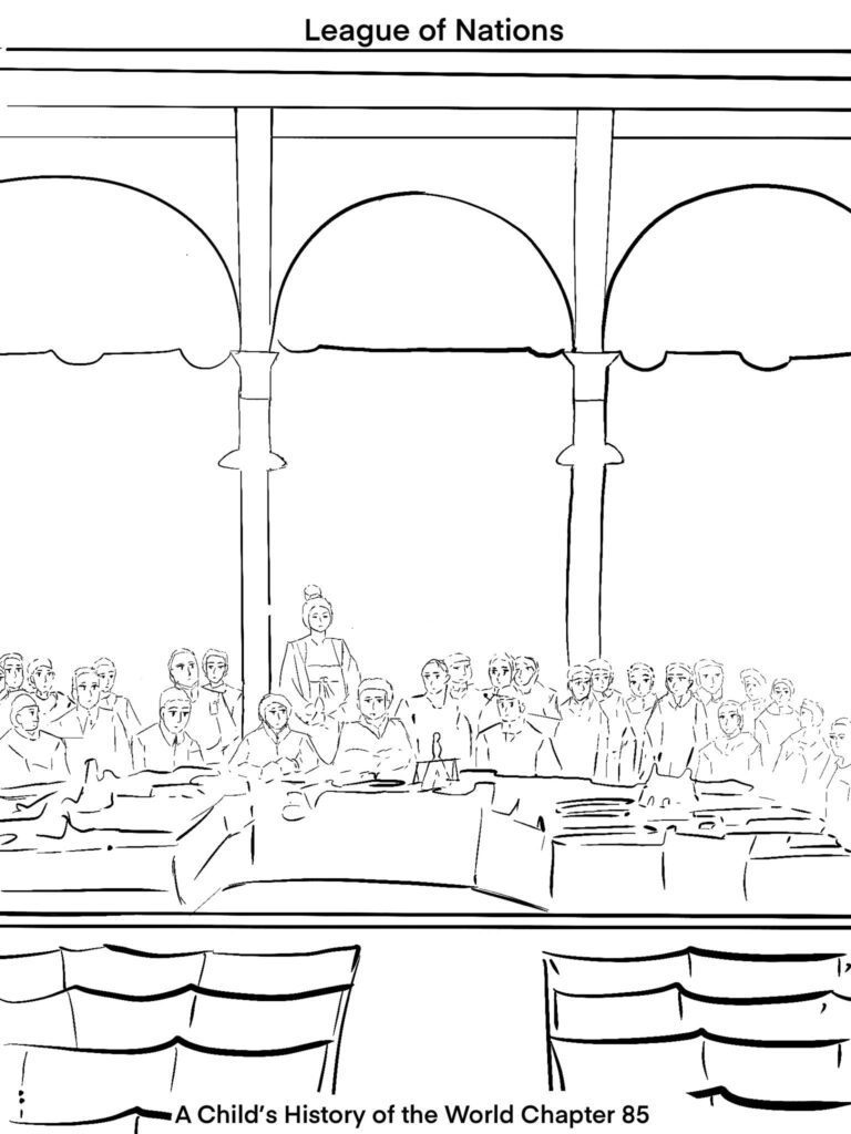 A Child’s History of the World Coloring Page Chapter 85 (Part 1 of 2 ...