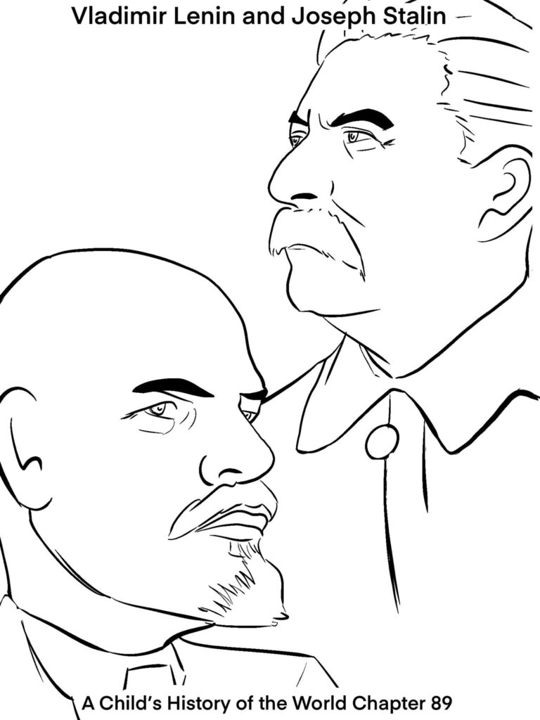 A Child’s History of the World Coloring Page Chapter 89 - Once Upon a ...