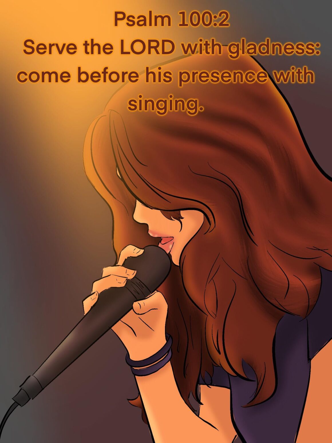 Sing the Word: God Our Provider Printable Poster: Psalm 100:2 - Once ...